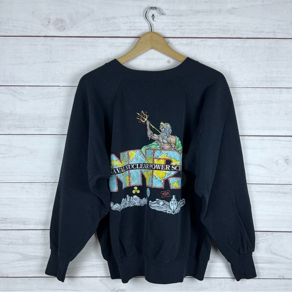 Vintage | Tops | Vintage 99s Naval Nuclear Power School Sweatshirt ...